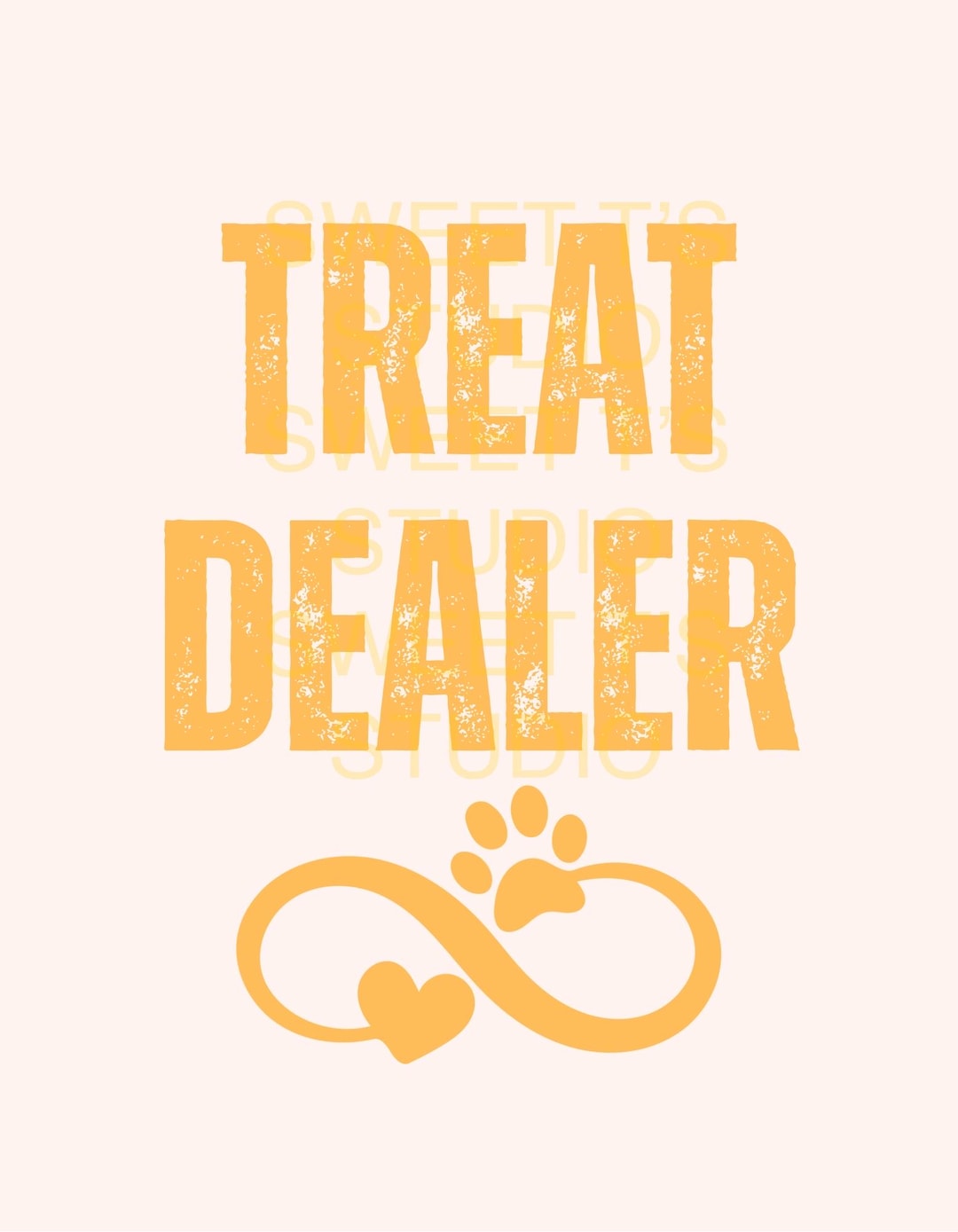 Treat Dealer PNG: Infinity Heart & Paw Design (5 Pngs) - Etsy