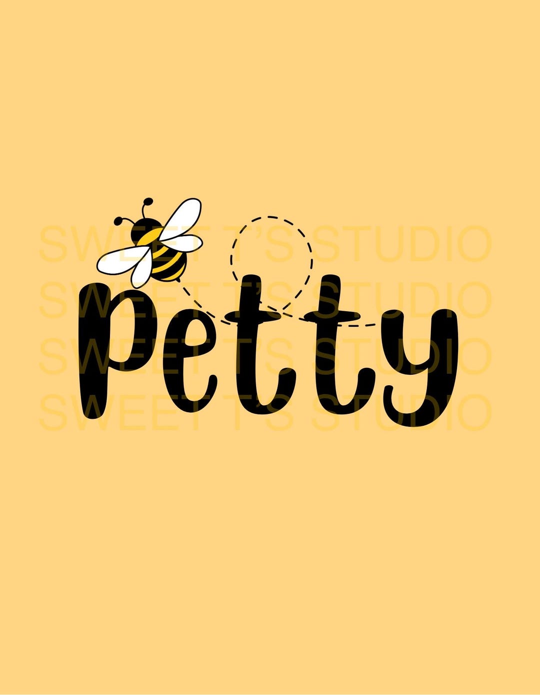Bee Petty ~ 5 Pngs for DTF, Sublimation, Etc.. Encouragement for the ...