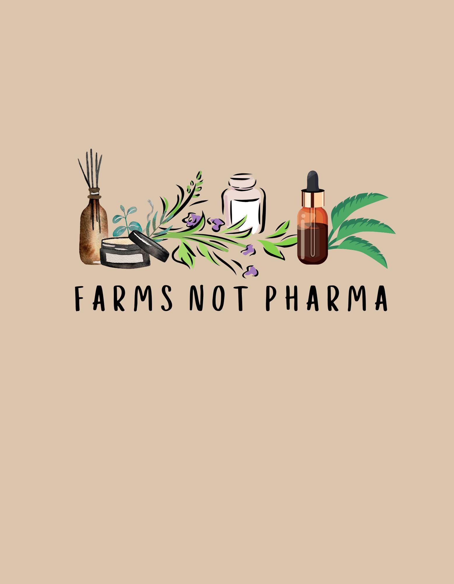 Organic AF 2 Black Farms Not Pharma 2 & Farmerish 1 Black PNG for DTF ...