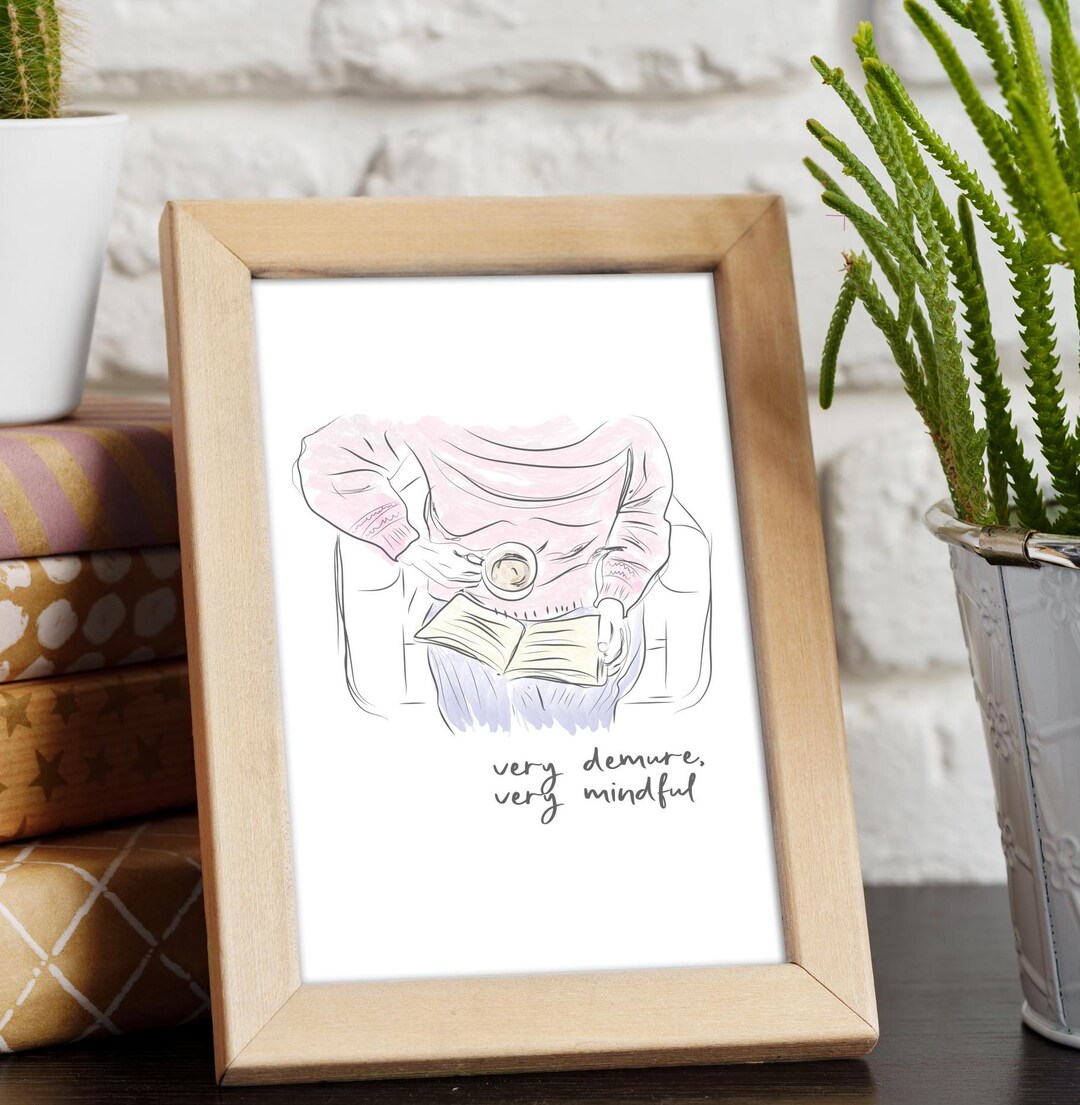 Very Demure, Very Mindful Digital Print On-trend Phrase Download and ...