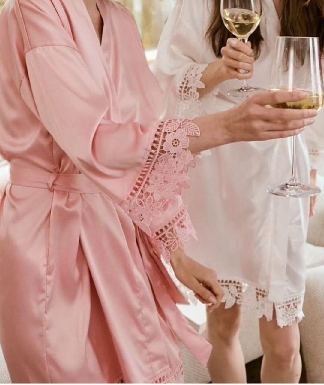 Soft Satin Bridal Robes, Personalized Bridesmaid Robes, Bridesmaid Gift ...