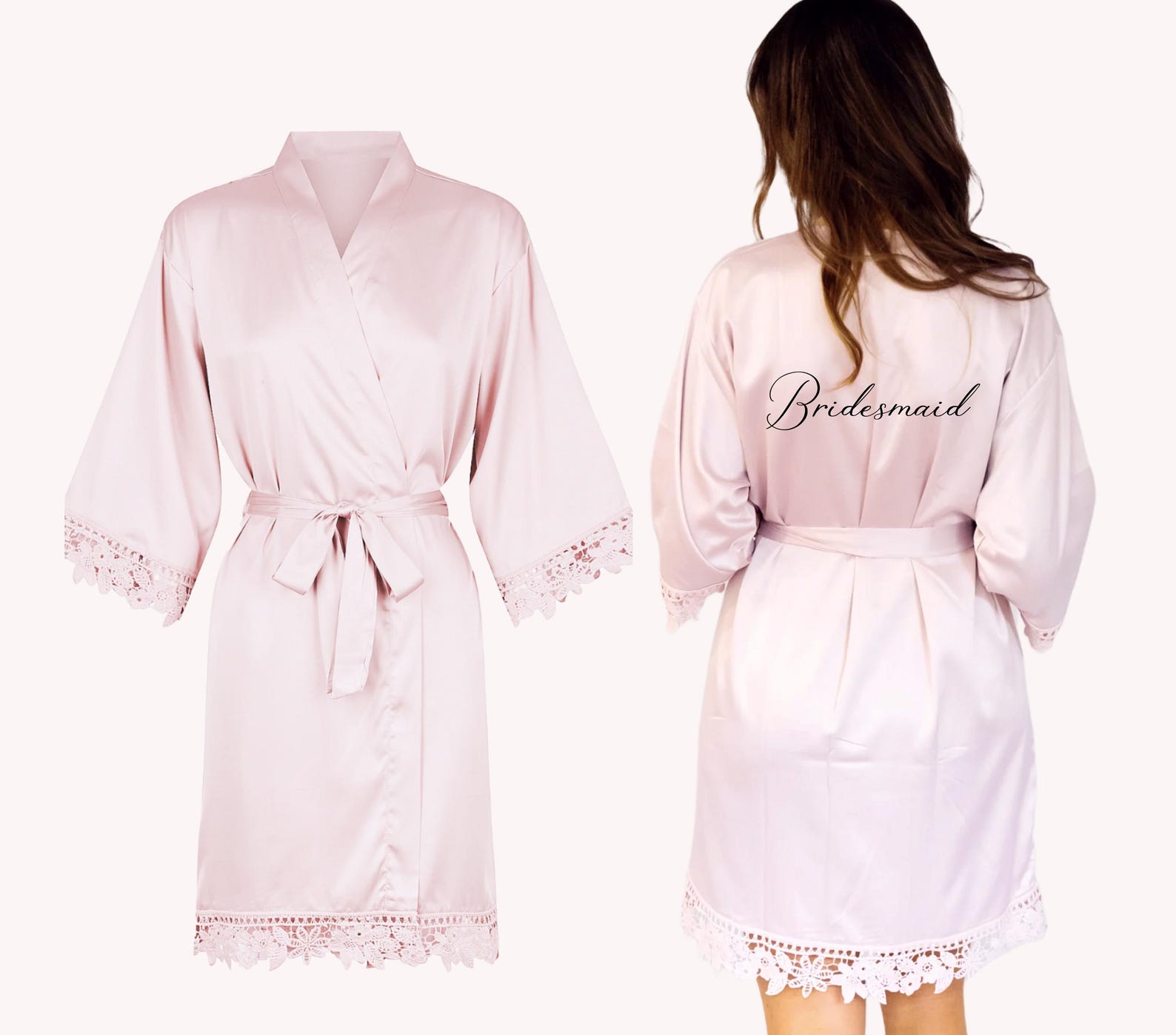 Bridesmaid Robes Satin Wedding Robe Personalized, Bridesmaid Gifts ...