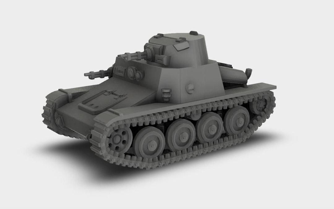 CKD Praga AH-IV Light Tank Cz WW2 Kit 3D Print Wargaming Tabletop Scale ...