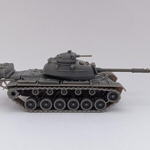 M48 Patton MBT Main Battle Tank With Fuel Rack Kit 3D Printing Wargaming Tabletop Scale 1-87 to ...