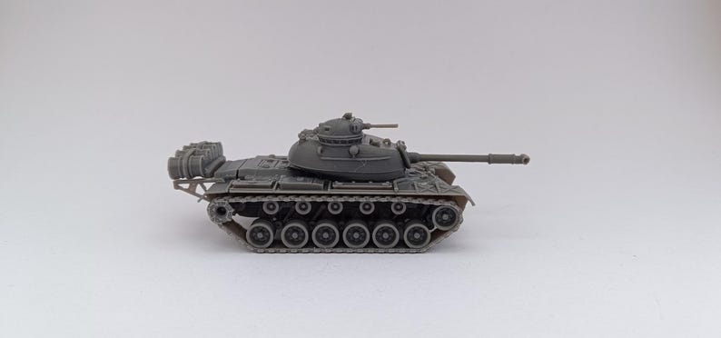 M48 Patton MBT Main Battle Tank With Fuel Rack Kit 3D Printing ...