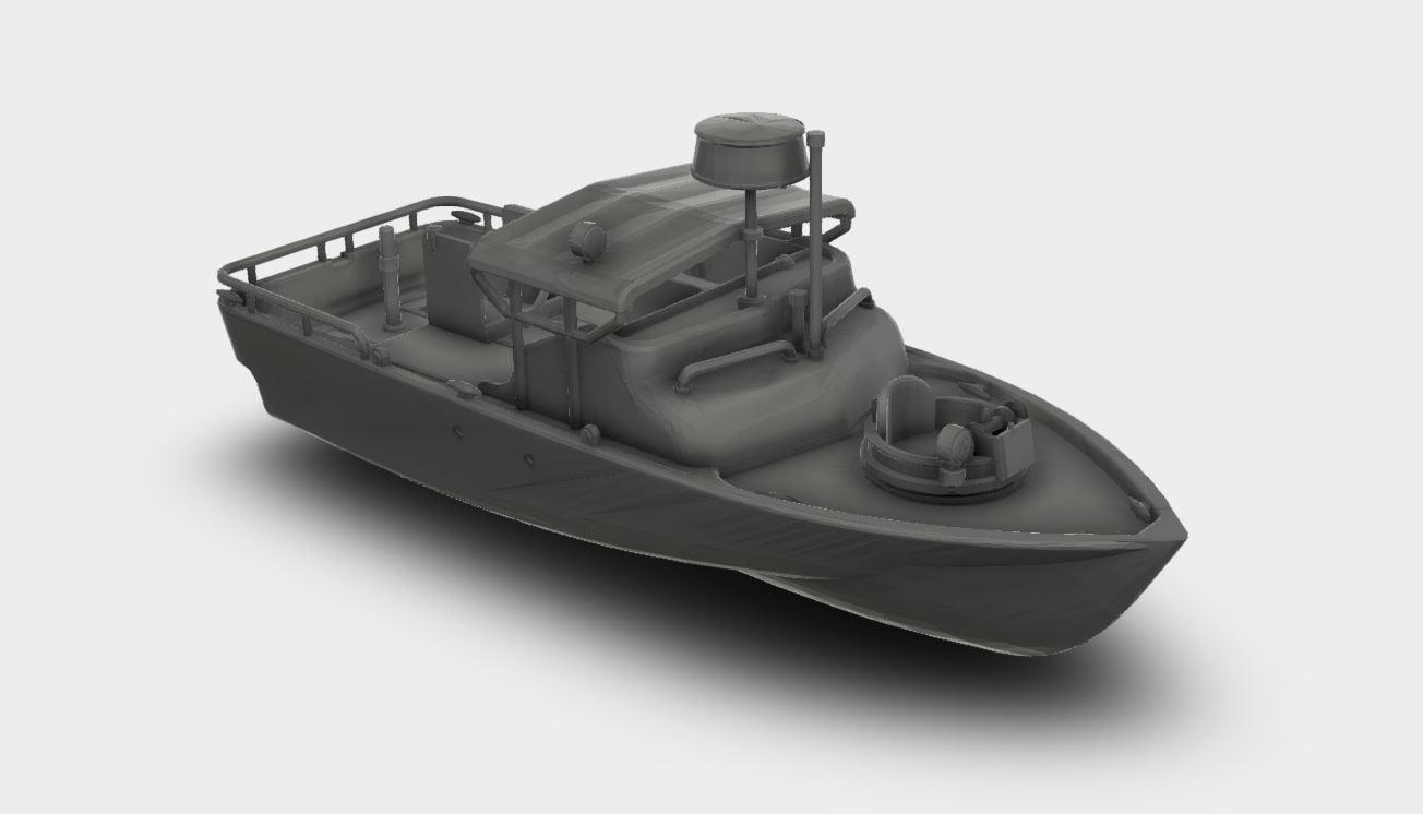 31 Ft Patrol Boat Riverine (PBR) Mark II USA Vietnam Kit 3D Printing ...