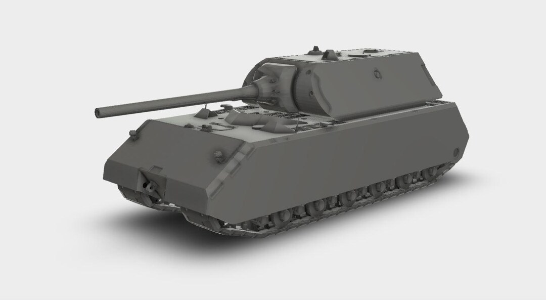 Panzerkampfwagen VIII Maus WW2 Kit 3D Printing Wargaming Tabletop Scale ...