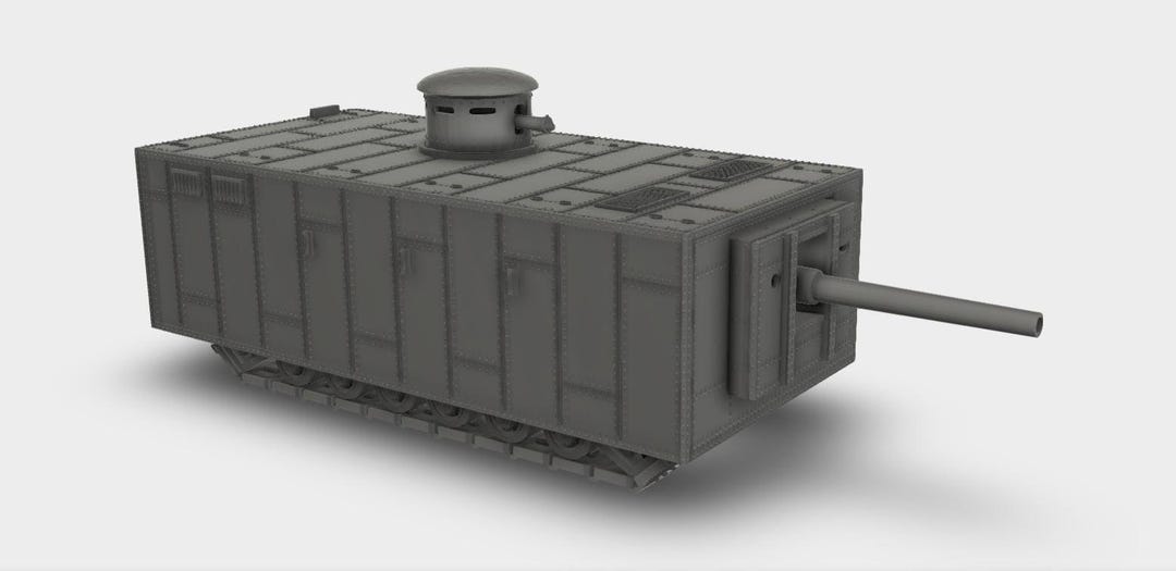 Mendeleev Tank Prototype USSR WW1 Kit 3D Print 1-87 to 1-35 - Etsy