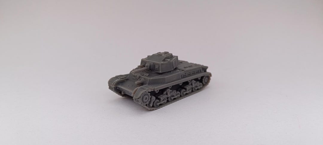 40 M Turan Tank Hungary WW2 Kit 3D Printing Wargaming Tabletop Scale 1 ...
