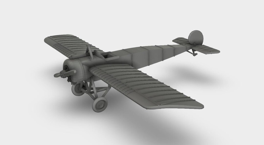 Fokker E.III E3 Fighter Monoplane 1915 WW1 Kit 3D Print 1-100 to 1-35 ...