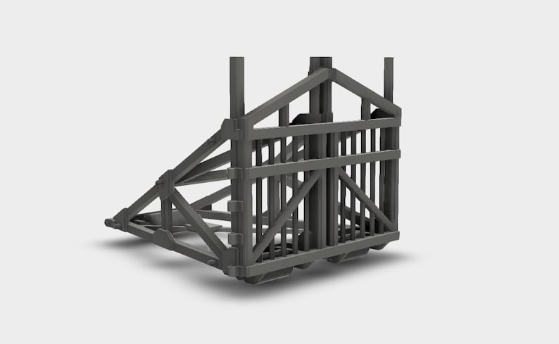 Belgian Gate Mobile Tank Barrier WW2 Kit 3D Print 1-87 to 1-24 - Etsy