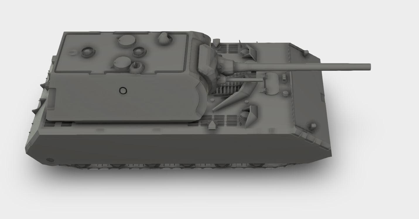 Panzerkampfwagen VIII Maus WW2 Kit 3D Printing Wargaming Tabletop Scale ...
