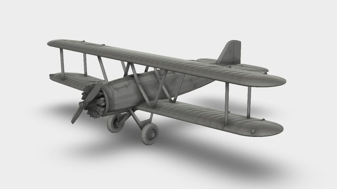 Boeing Model 40 Mailplane Biplane 1925 Kit 3D Printing Wargaming ...