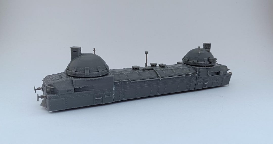 Zaamurets Armored Train Armored Train USSR WW1 Kit 3D Printing ...
