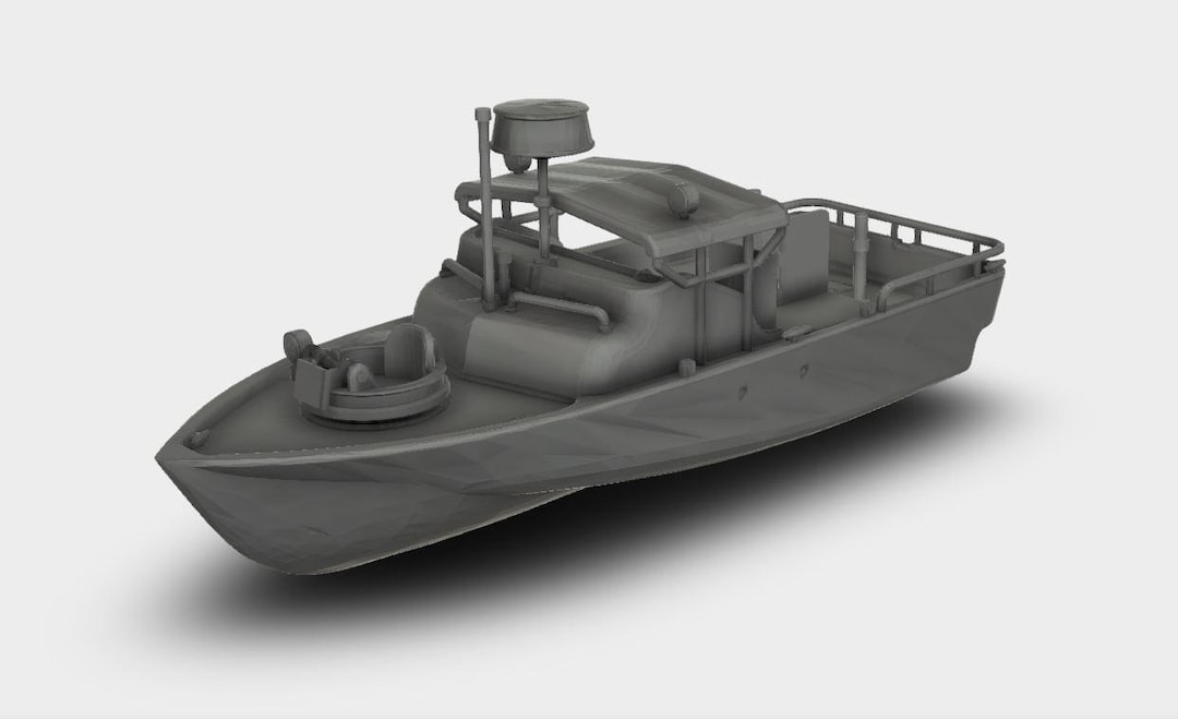 31 Ft Patrol Boat Riverine (PBR) Mark II USA Vietnam Kit 3D Printing ...