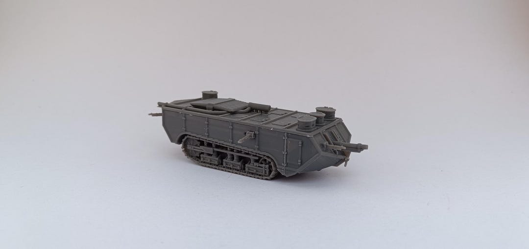 Saint-chamond Tank France WW1 Kit 3D Printing Wargaming Tabletop Scale ...