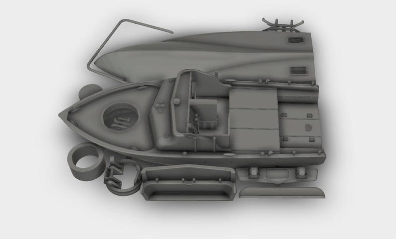31 Ft Patrol Boat Riverine (PBR) Mark II USA Vietnam Kit 3D Printing ...