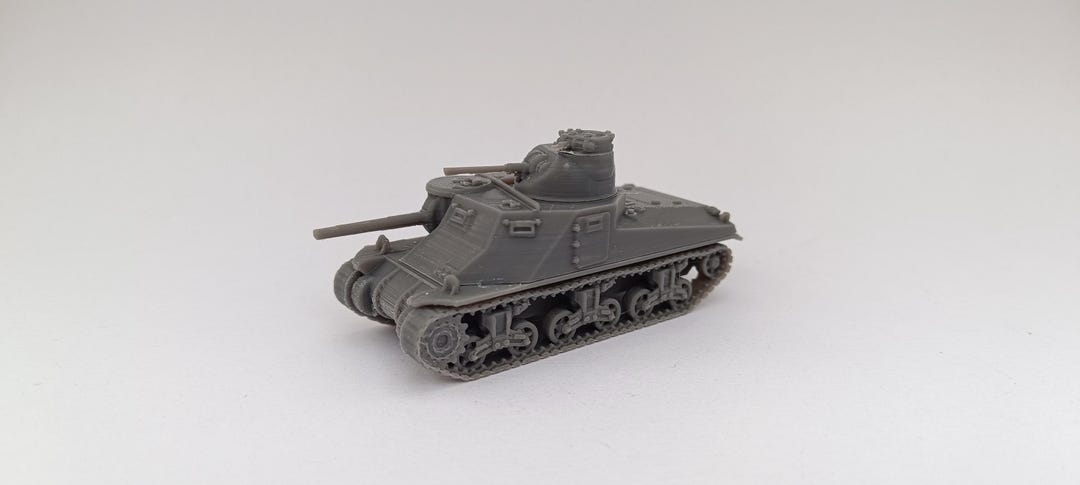 M3A3 Lee / Grant Tank USA WW2 Kit 3D Printing Wargaming Tabletop Scale ...