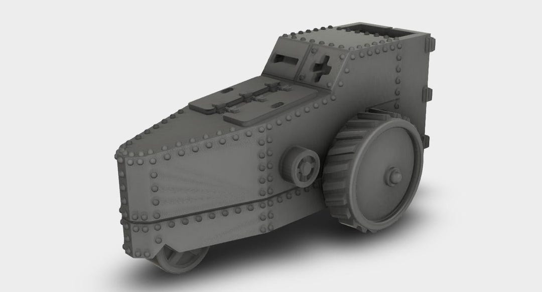 Ivel First Aid Motor Armored Ambulance 1905 Kit 3D Print 1-87 to 1-16 ...