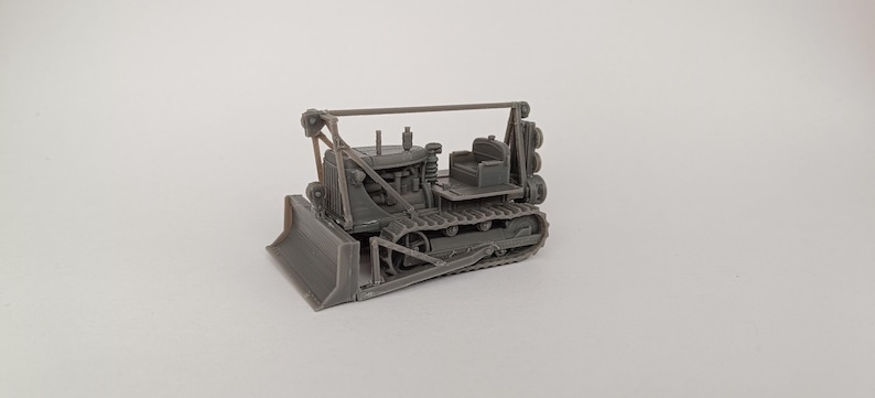 Caterpillar D7 Bulldozer With Letourneau R7 WW2 Kit 3D Print Wargaming ...