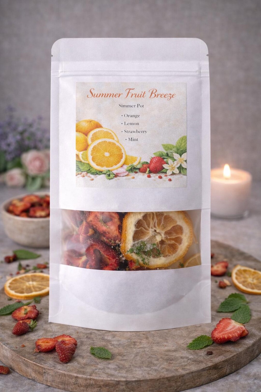 Summer Fruit Breeze Simmer Pot | Citrus & Berry Stove Top Potpourri ...