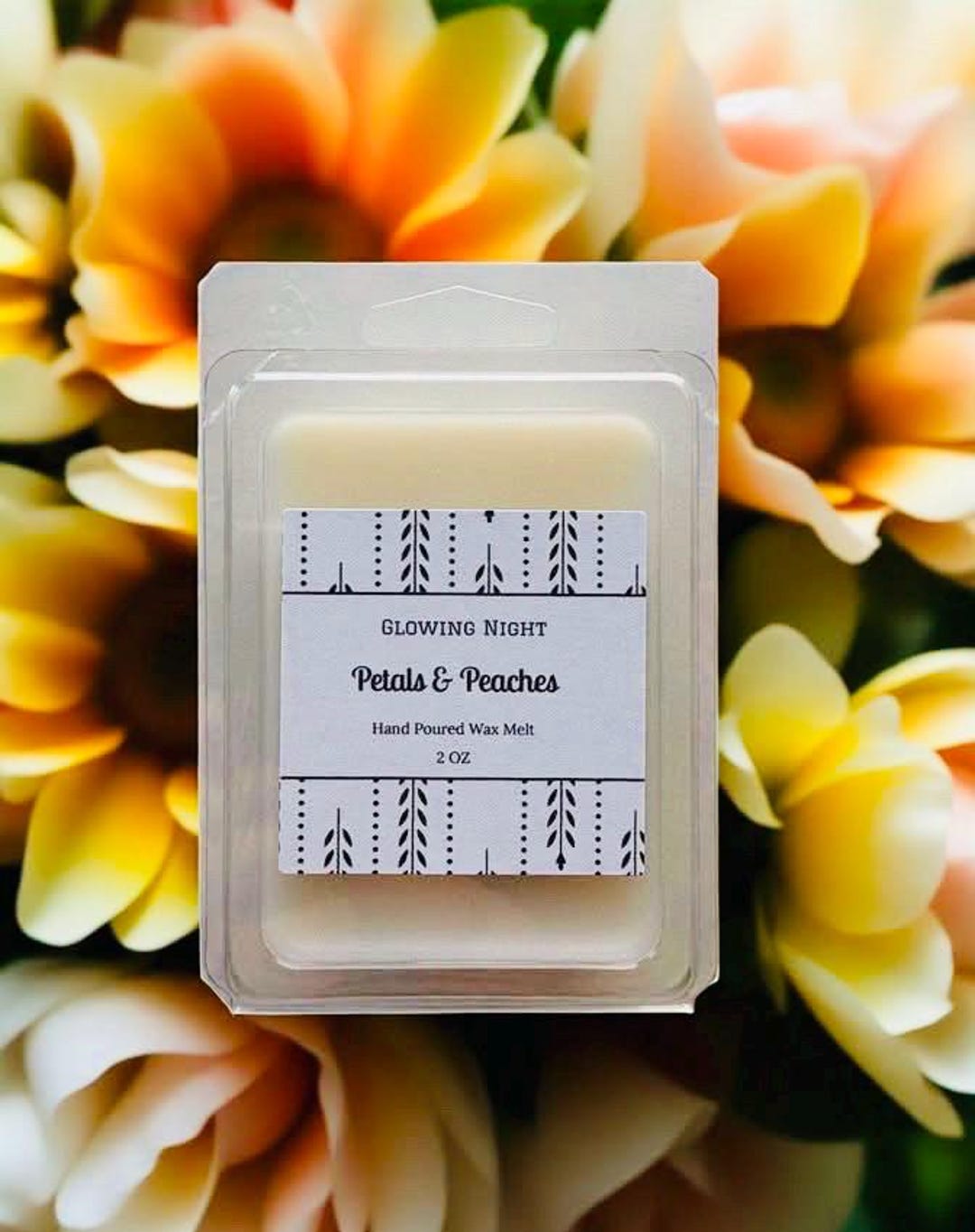 Petals & Peaches Wax Melt, Sweet Floral Home Fragrance, Handmade Luxury ...