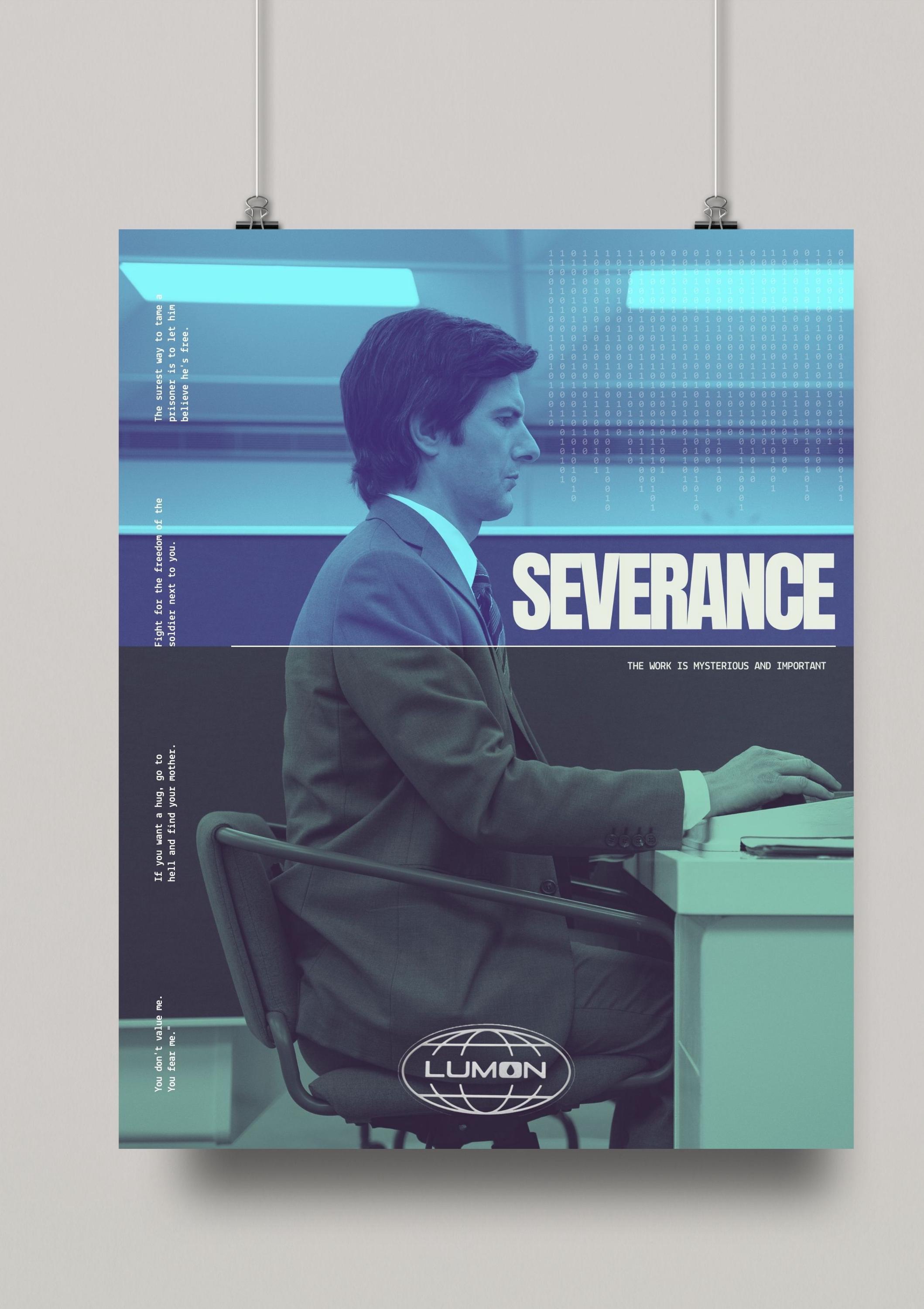 Severance Poster / Adam Scott / Digital Download / Wall Art / TV Show ...