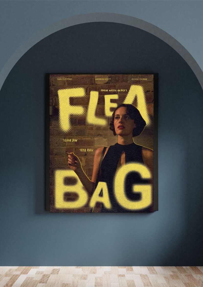 Fleabag Poster, Tv Series Poster, Retro Poster, Vintage Poster, Wall ...