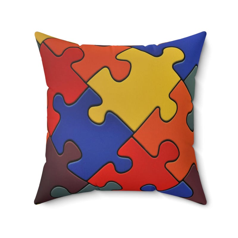 Puzzle Pillow - Etsy UK