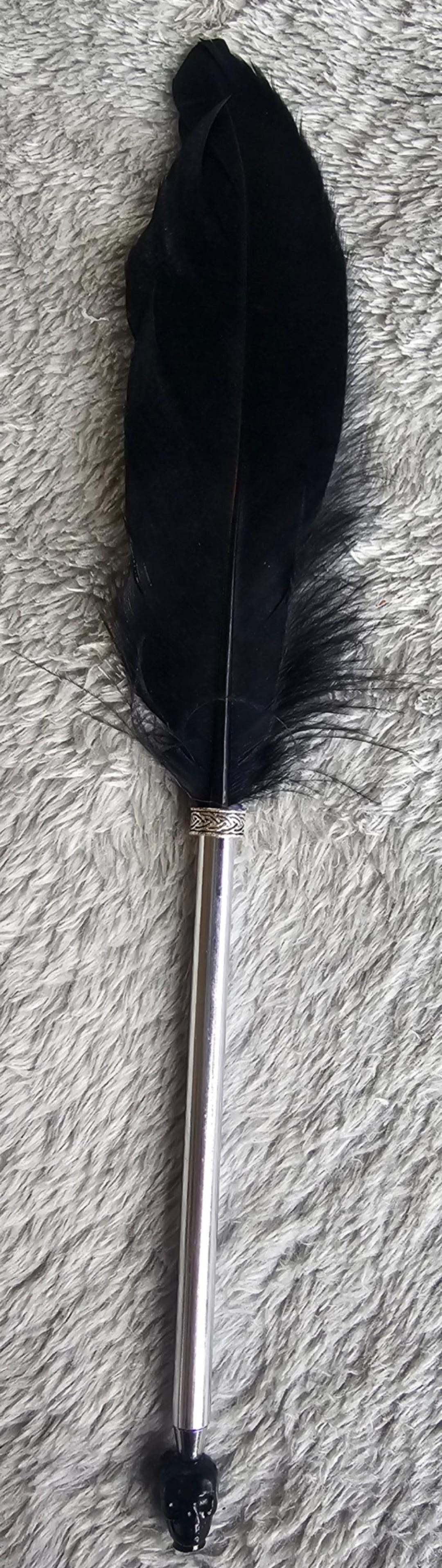 Shaddow Work Raven Feather Pen - Etsy