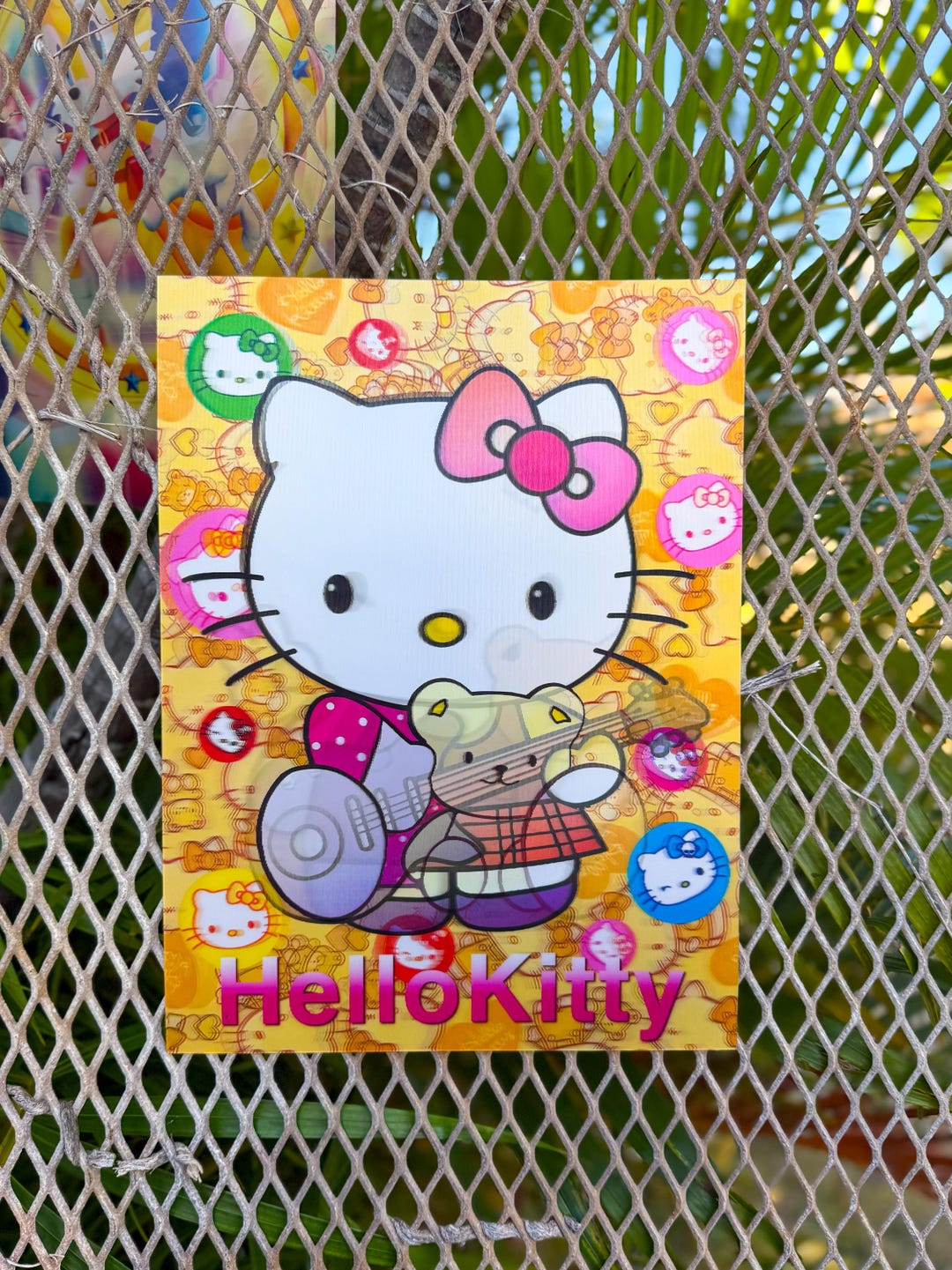 3D Magic Hologram Hello Kitty Poster Unique Cartoon Wall Art Best Gift ...