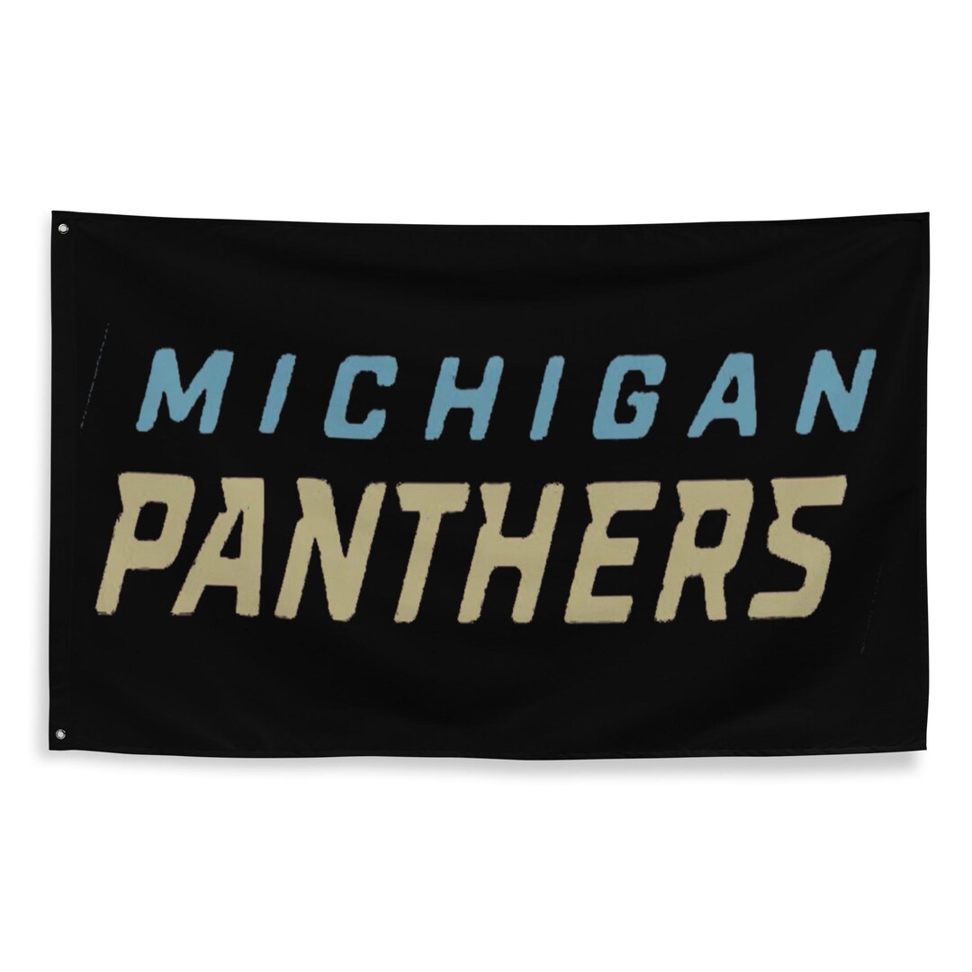 Michigan Panther Themed Flag - Etsy