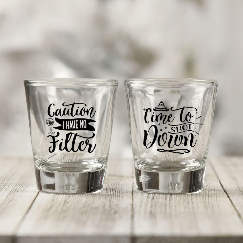 Shot Glass Svg, Tequila Glass Svg, Funny Shot Glass Sayings Bundle, 50 ...
