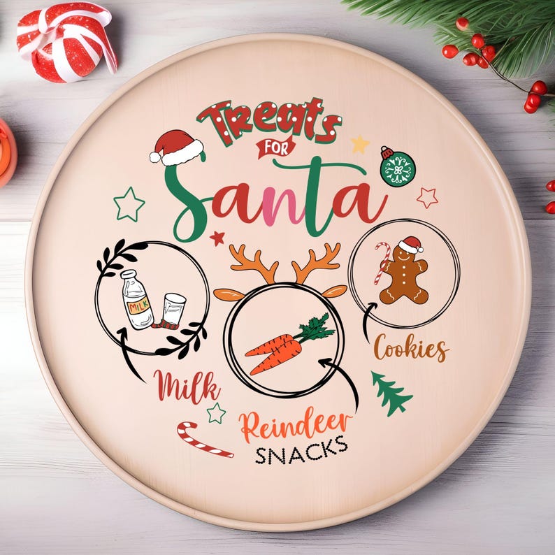Santa Tray Svg Bundle, 100 Christmas Designs (svg, Png, Eps, Dxf) - Etsy