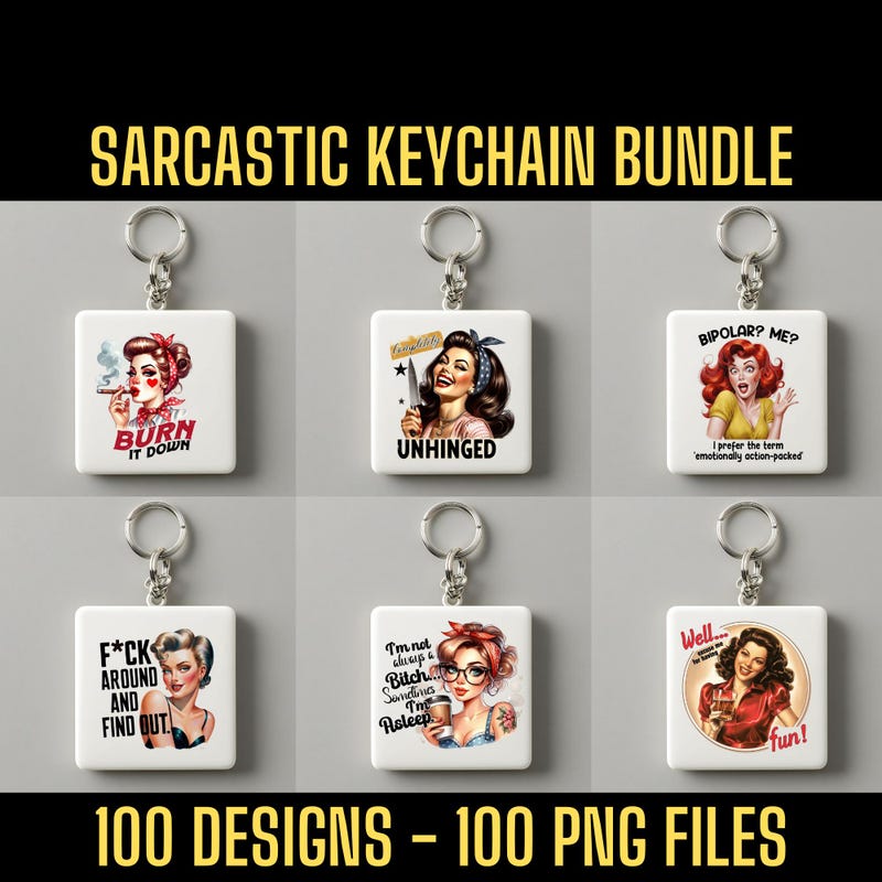 Sarcastic Key Chains - Etsy