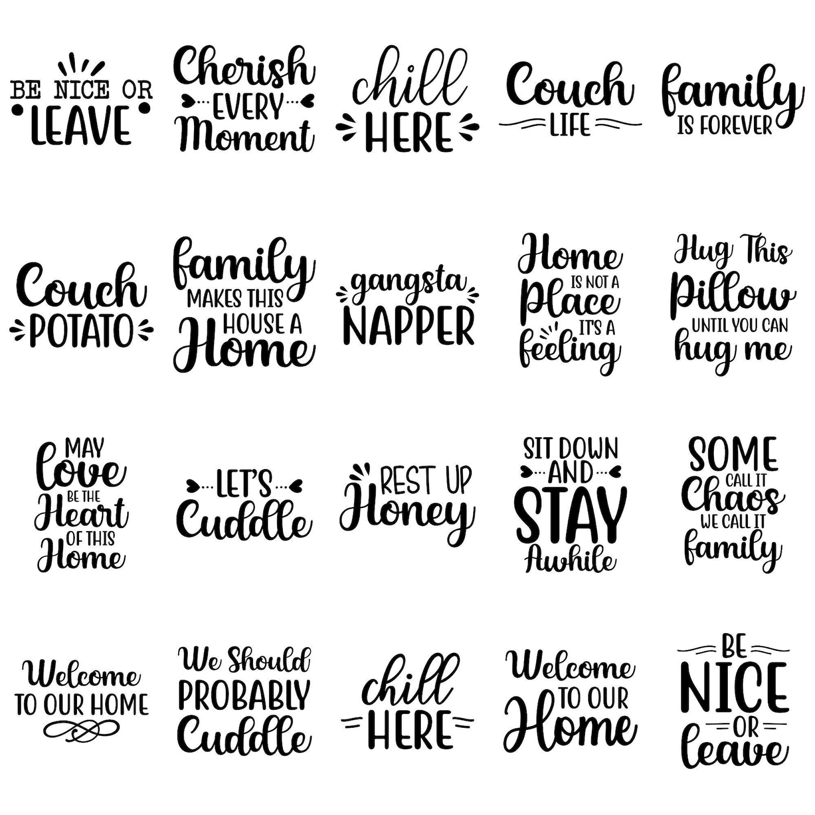 Pillow Covers Svg, Pillow Cases Svg, Pillow Sayings Bundle, 80 Amazing ...