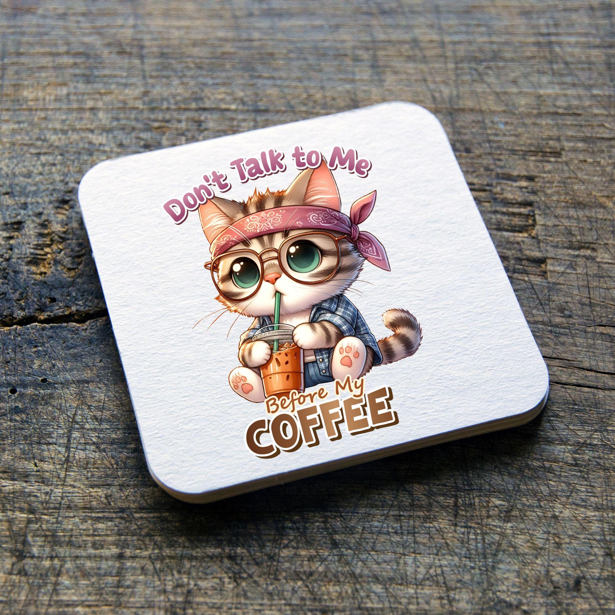 Funny Coffee Coasters PNG Bundle: Sarcastic Designs (digital Download ...
