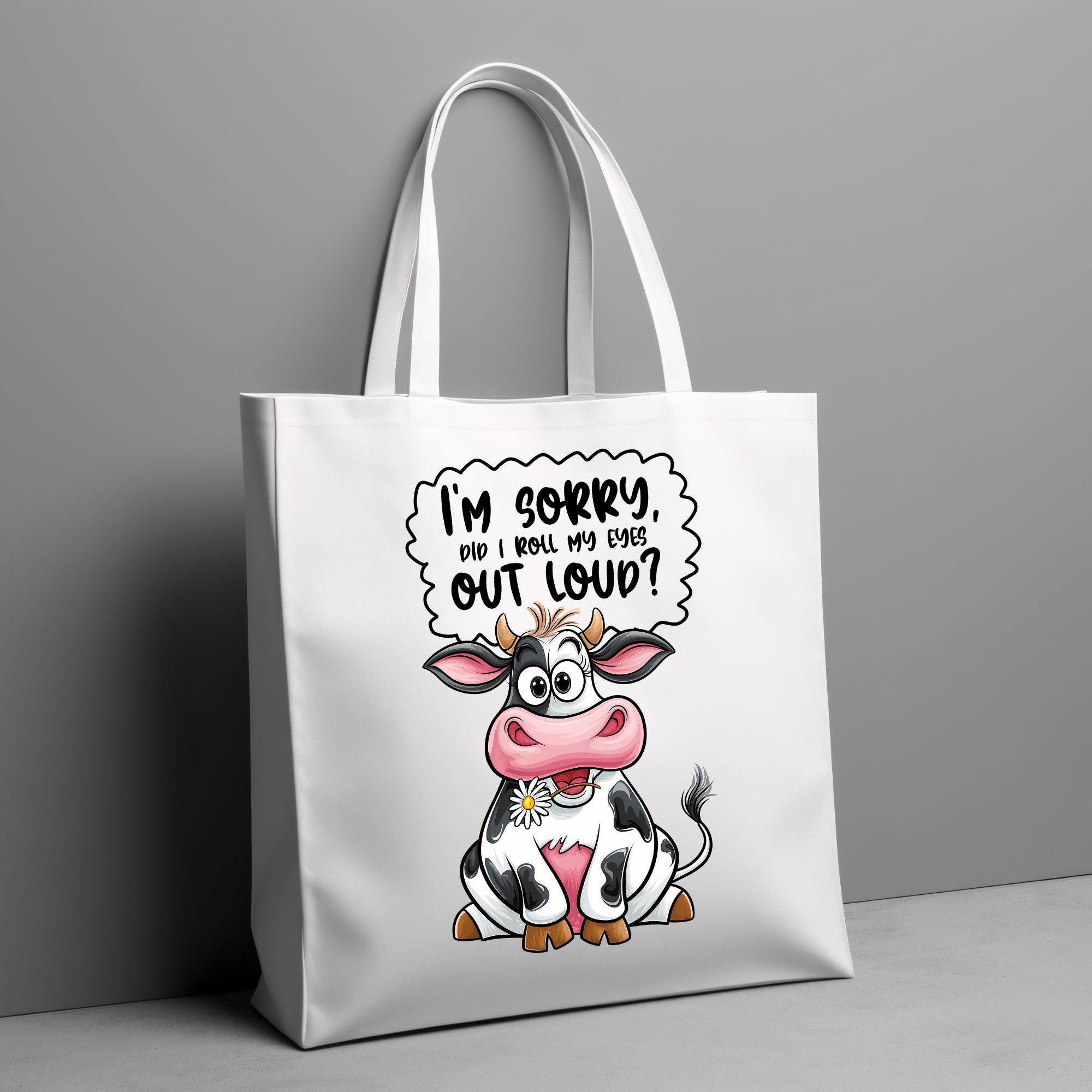 Funny Sarcastic Tote Bag PNG Bundle: 40 Unique Designs (digital ...