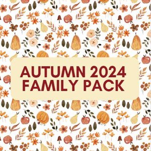 Autumn / Halloween 2024 Family Pack - Etsy