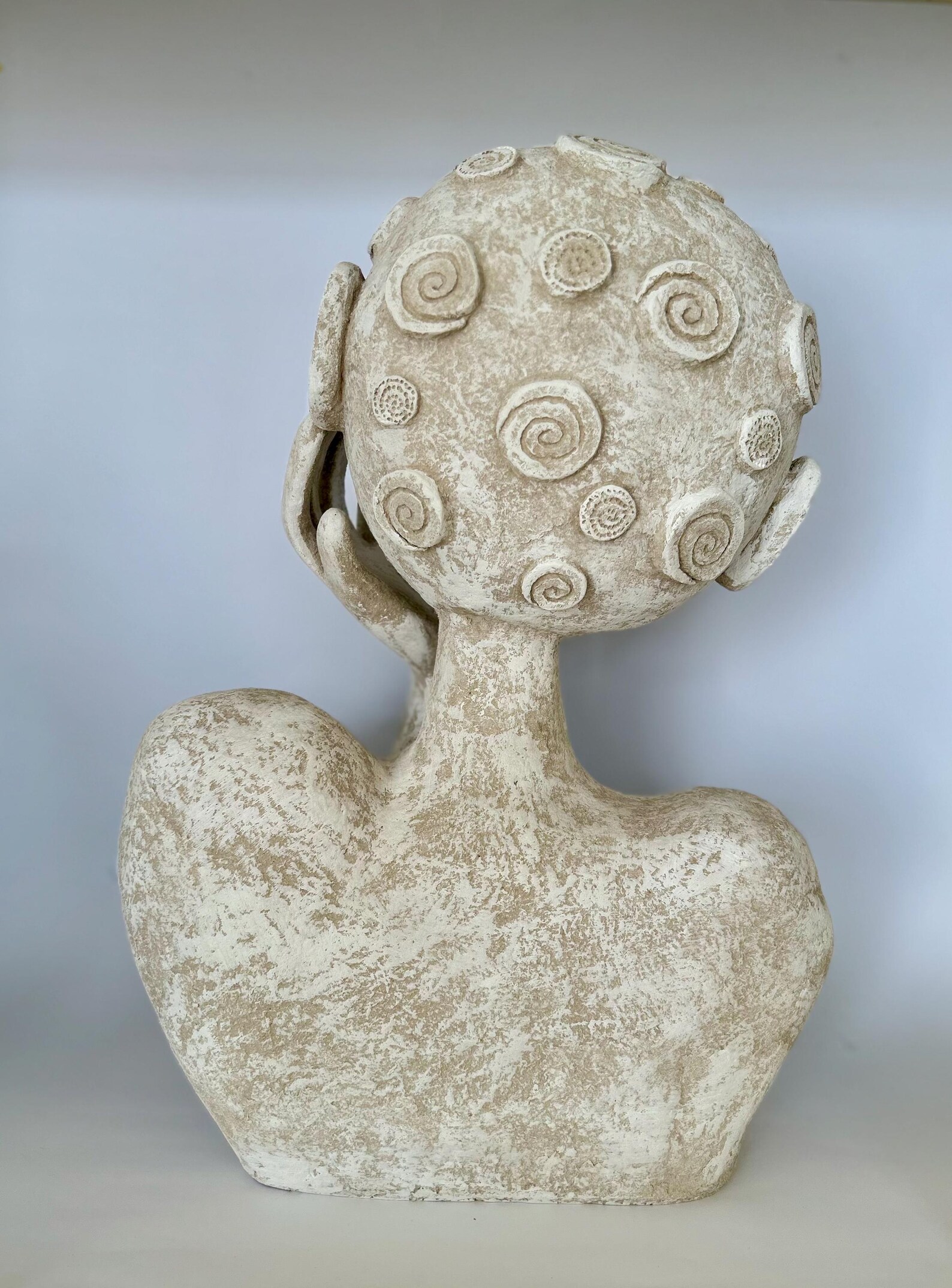 Interior Bust Sculpture, Made of Papier-mâché. A Wonderful Gift and ...