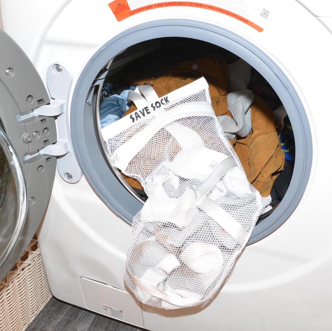 LAUNDRY BAG WASH Mesh Sock Shape Organizer Storage for Undergarments ...