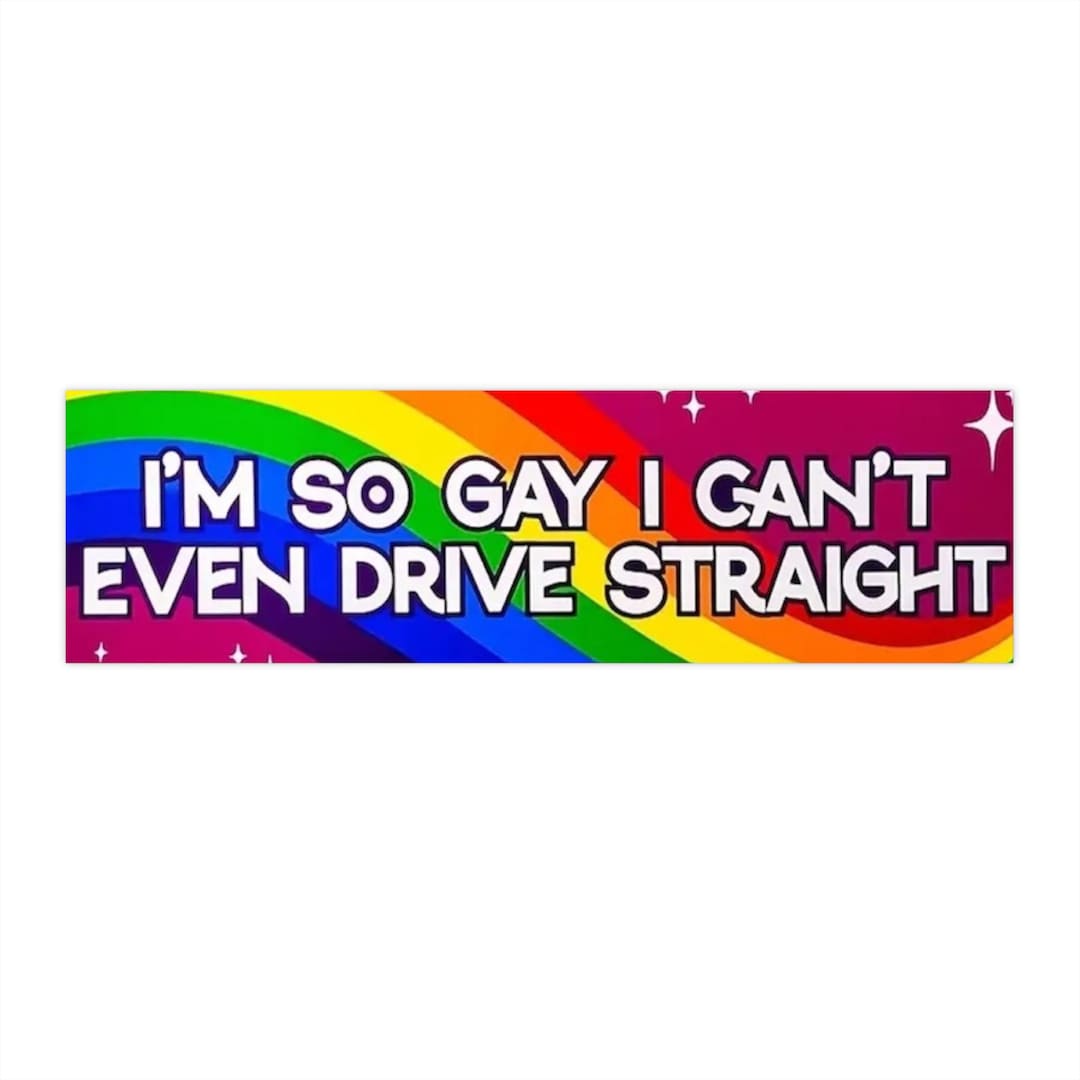 Funny Meme Bumper Sticker, Hilarious Gag Gift for Car Lovers Rude ...