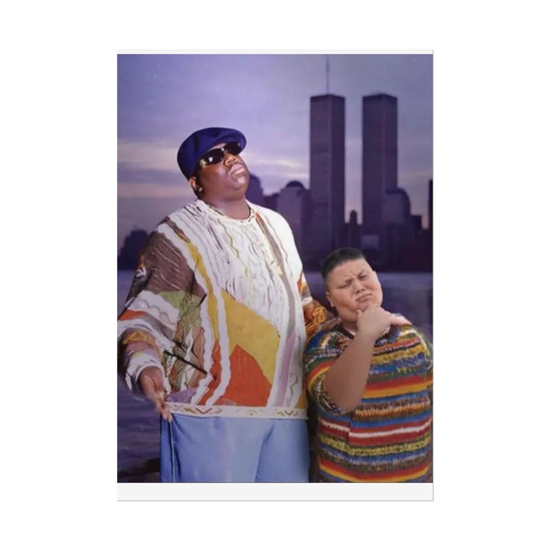 Biggie Smalls X the Rizzler Funny Graphic Poster, Perfect Hilarious ...