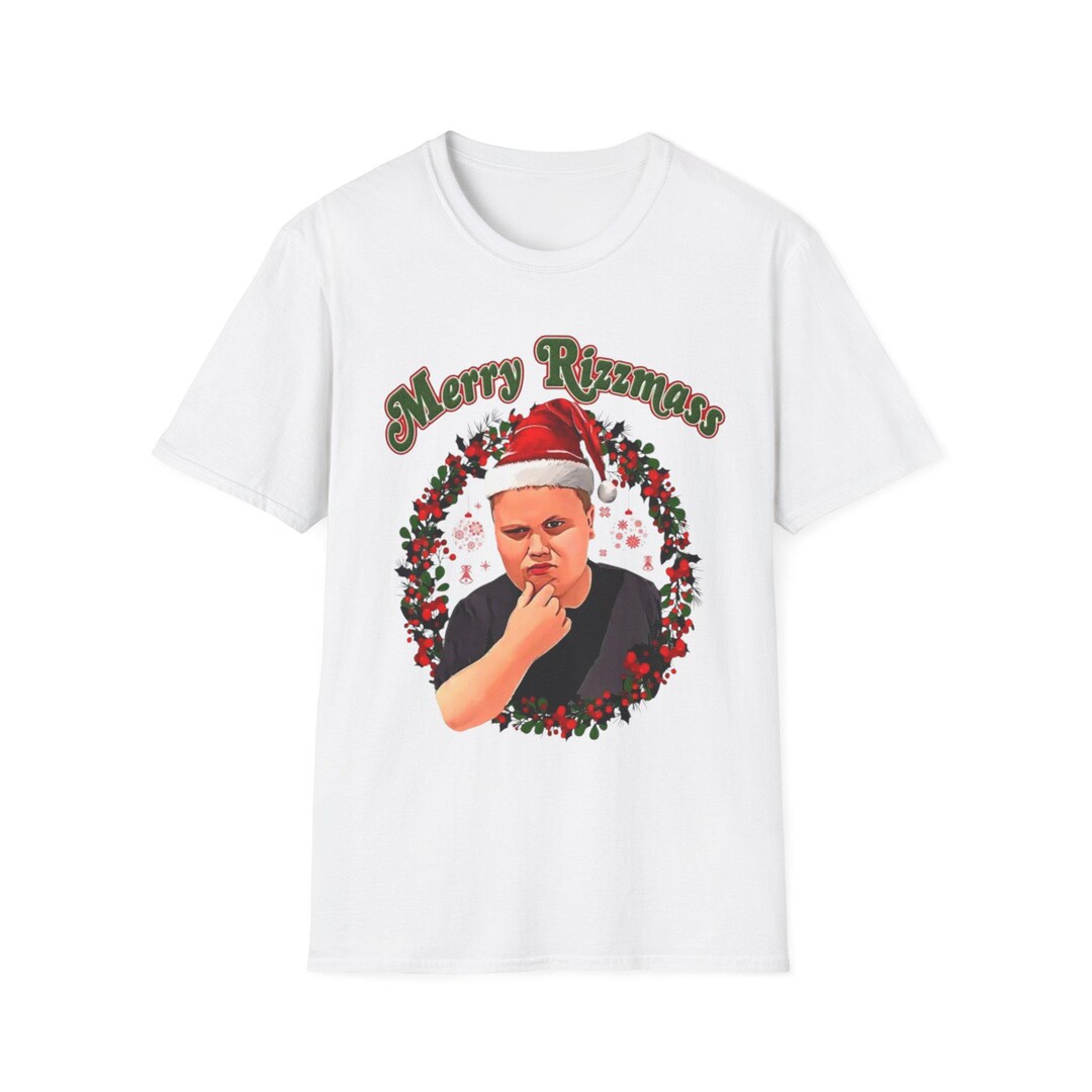 Funny Meme the Rizzler T-shirt, Merry Rizzmas Christmas Tee, Tik Tok ...