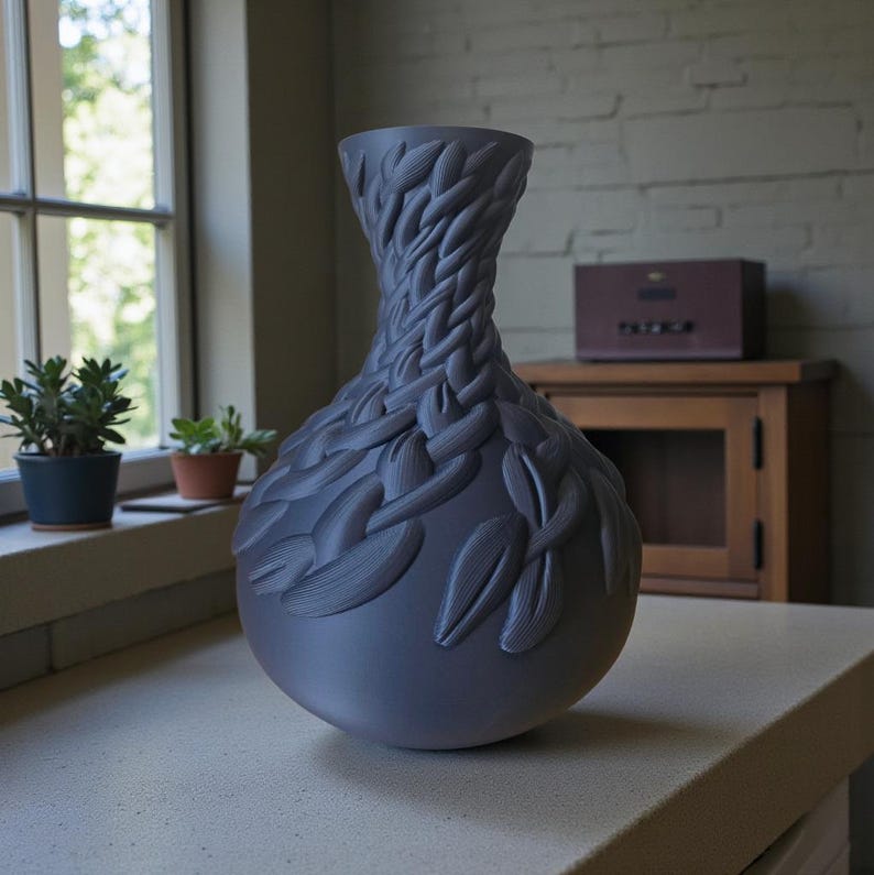 Modern Watertight 3D Printed "mystic" Vase- Unique Home Decor & Gifts ...