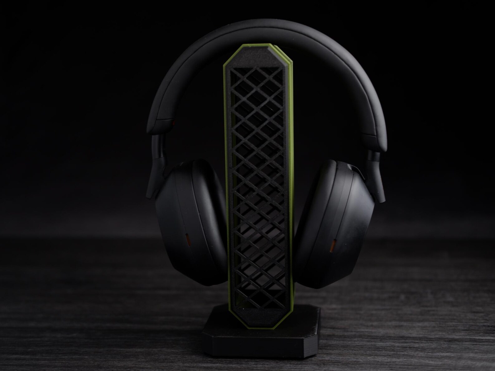 Modern Minimalist 3D Printed Headphone Stand – Grid Pattern Headphone ...