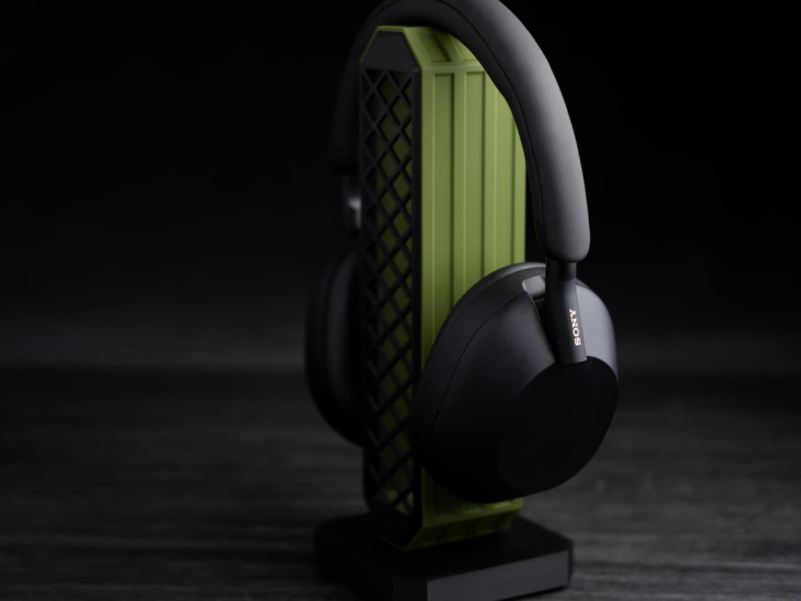 Modern Minimalist 3D Printed Headphone Stand – Grid Pattern Headphone ...