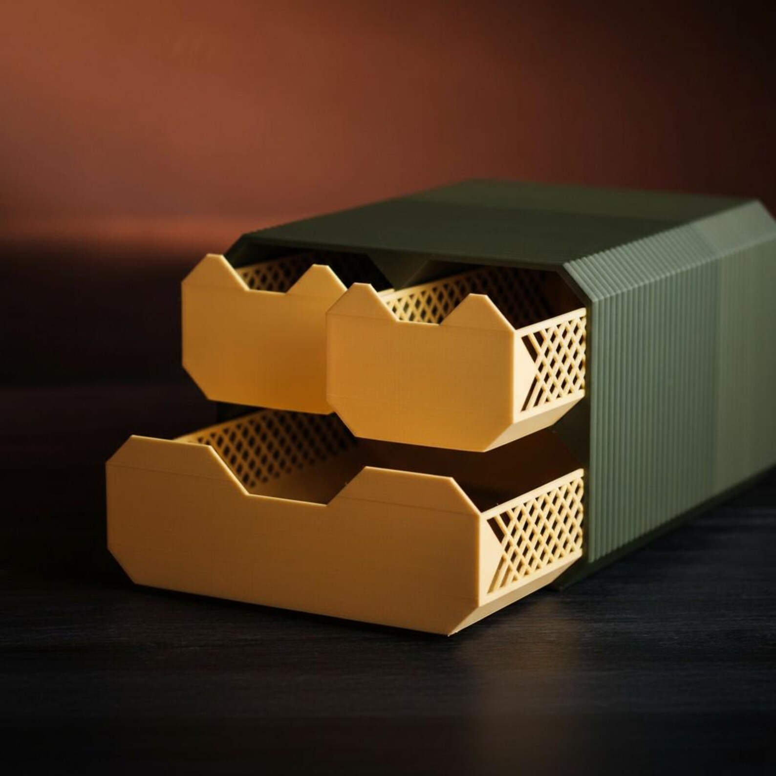 3D Printed Drawer Organizer: Modern Modular Grid Storage - Etsy