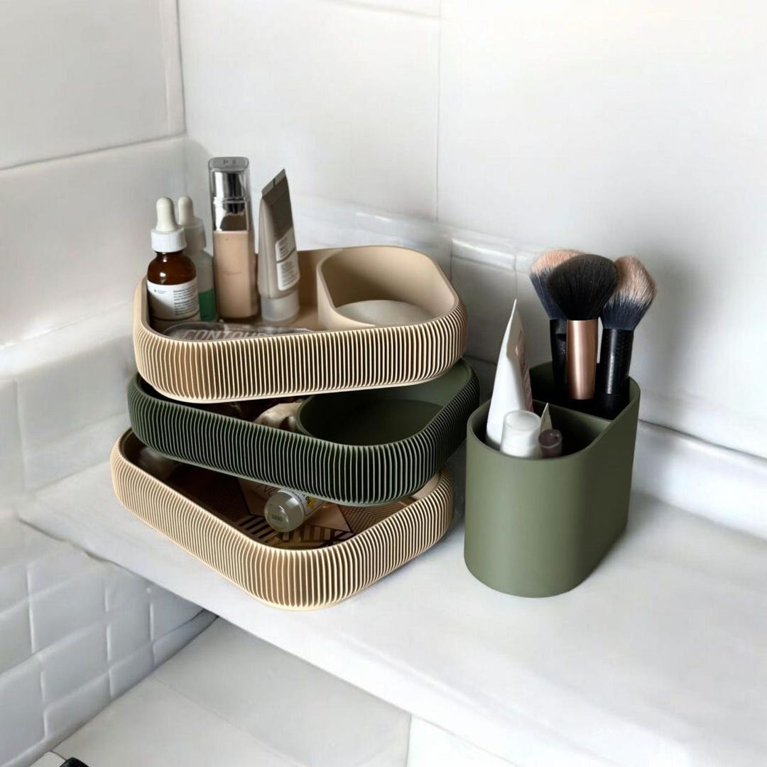 Modern "lustra" Modular Makeup Caddy - Etsy