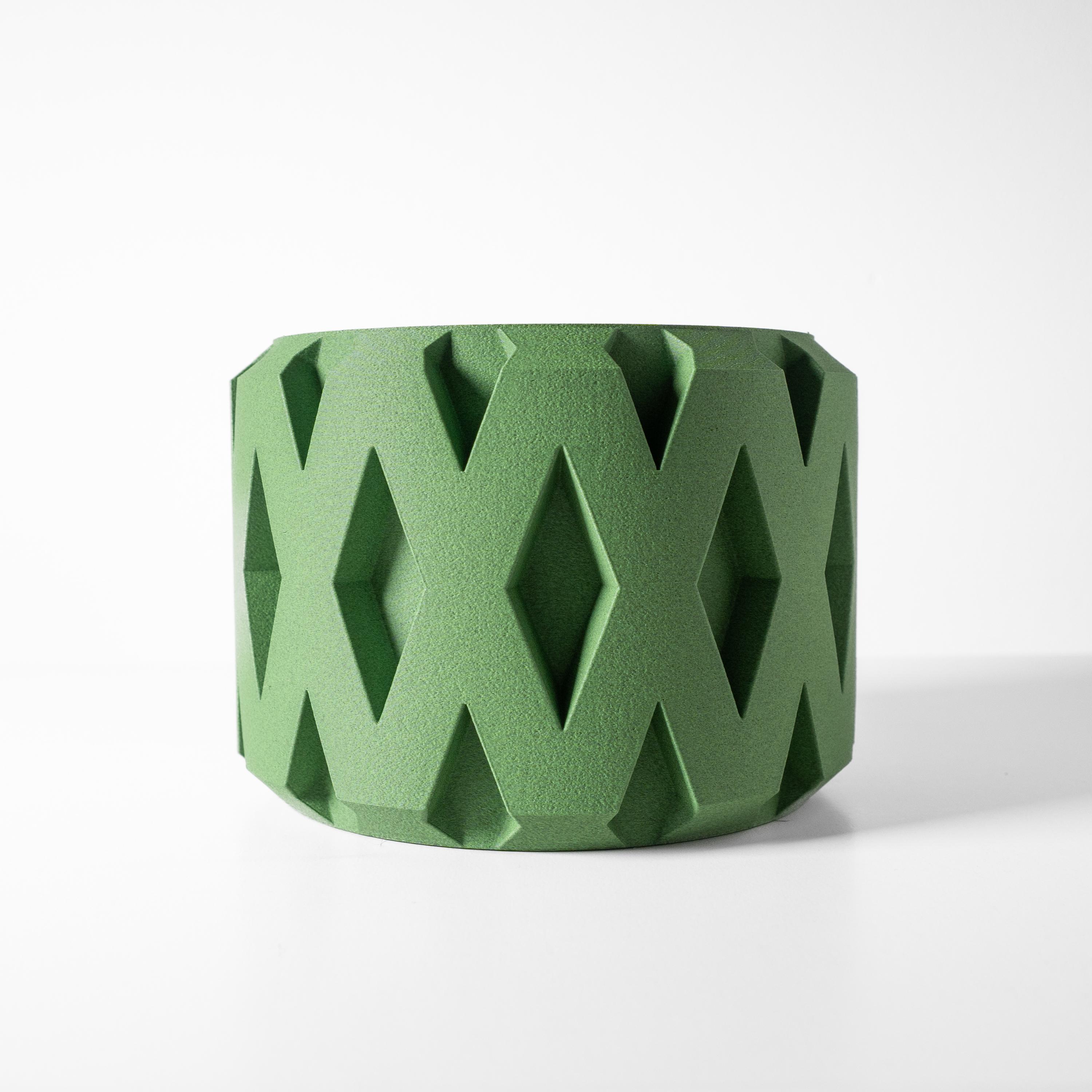 Modern "echelon" 3D Printed Planter Pot With Drainage Tray - Etsy
